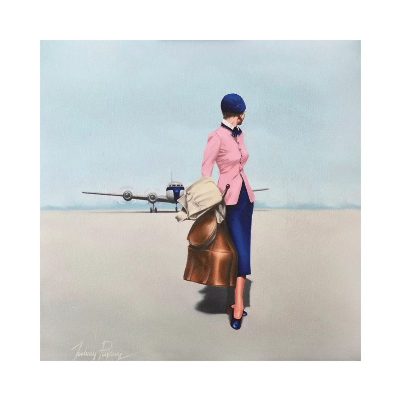 Bless international Arrivals by Johnny Popkess - Painting Print | Wayfair