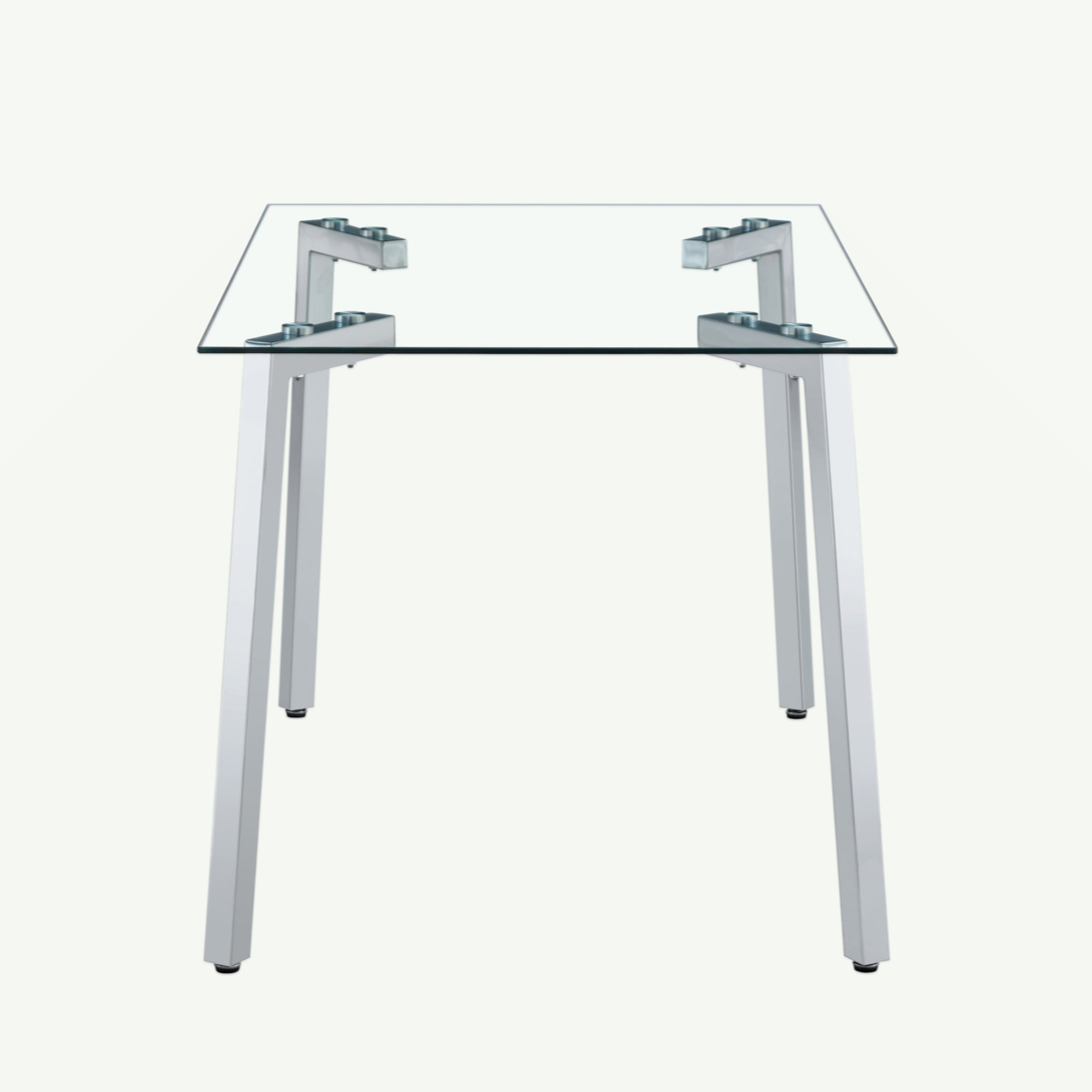 Mercer41 Glass Dining Table Transparent, 130*80* 8MM - Wayfair Canada