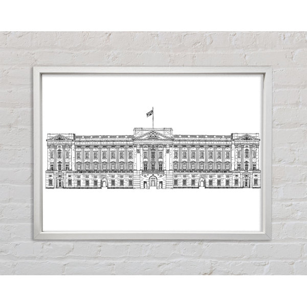 Bright Star Buckingham Palace Drawing - Single Picture Frame Art Prints ...
