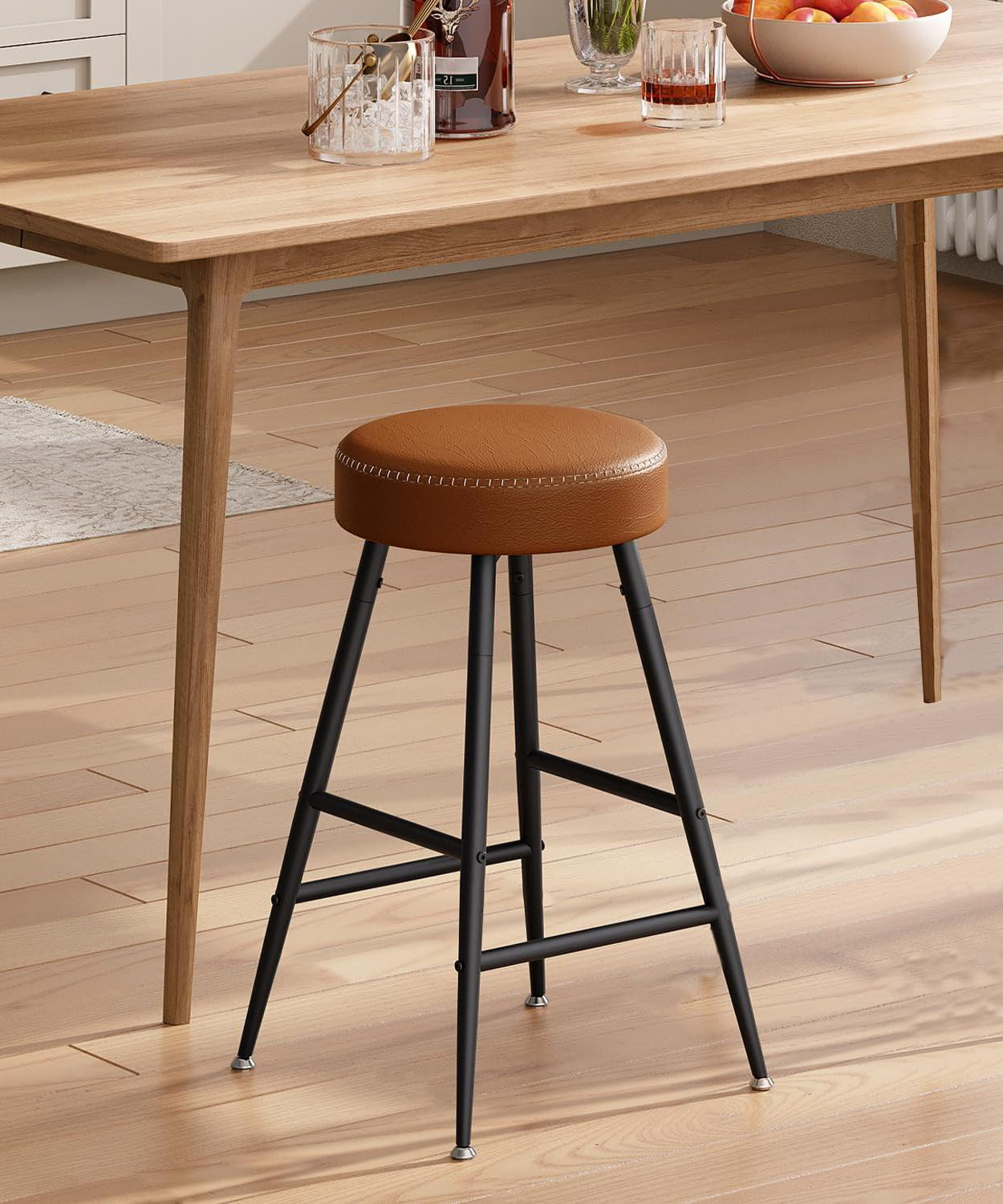 George Oliver Upholstered Round Dining Chair – Modern Vanity and ...