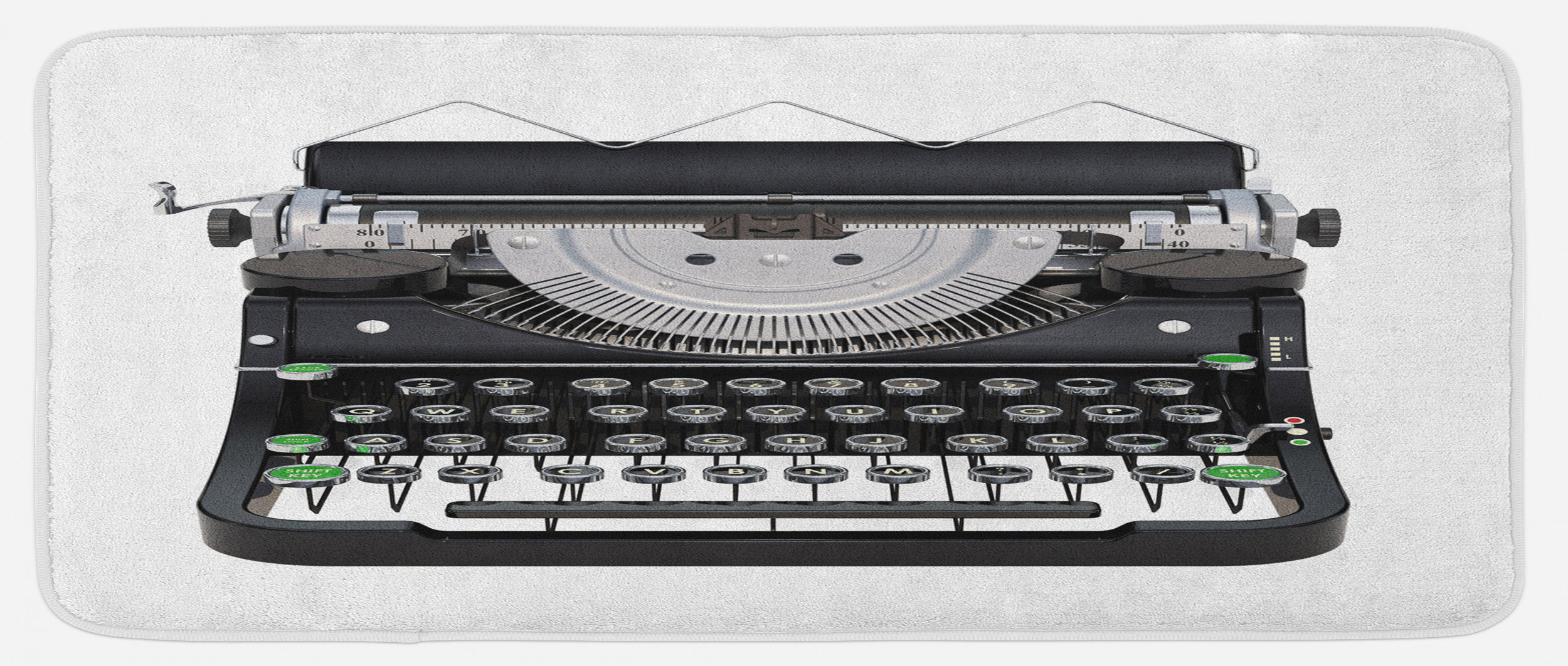 East Urban Home Typewriter Kitchen Mat | Wayfair