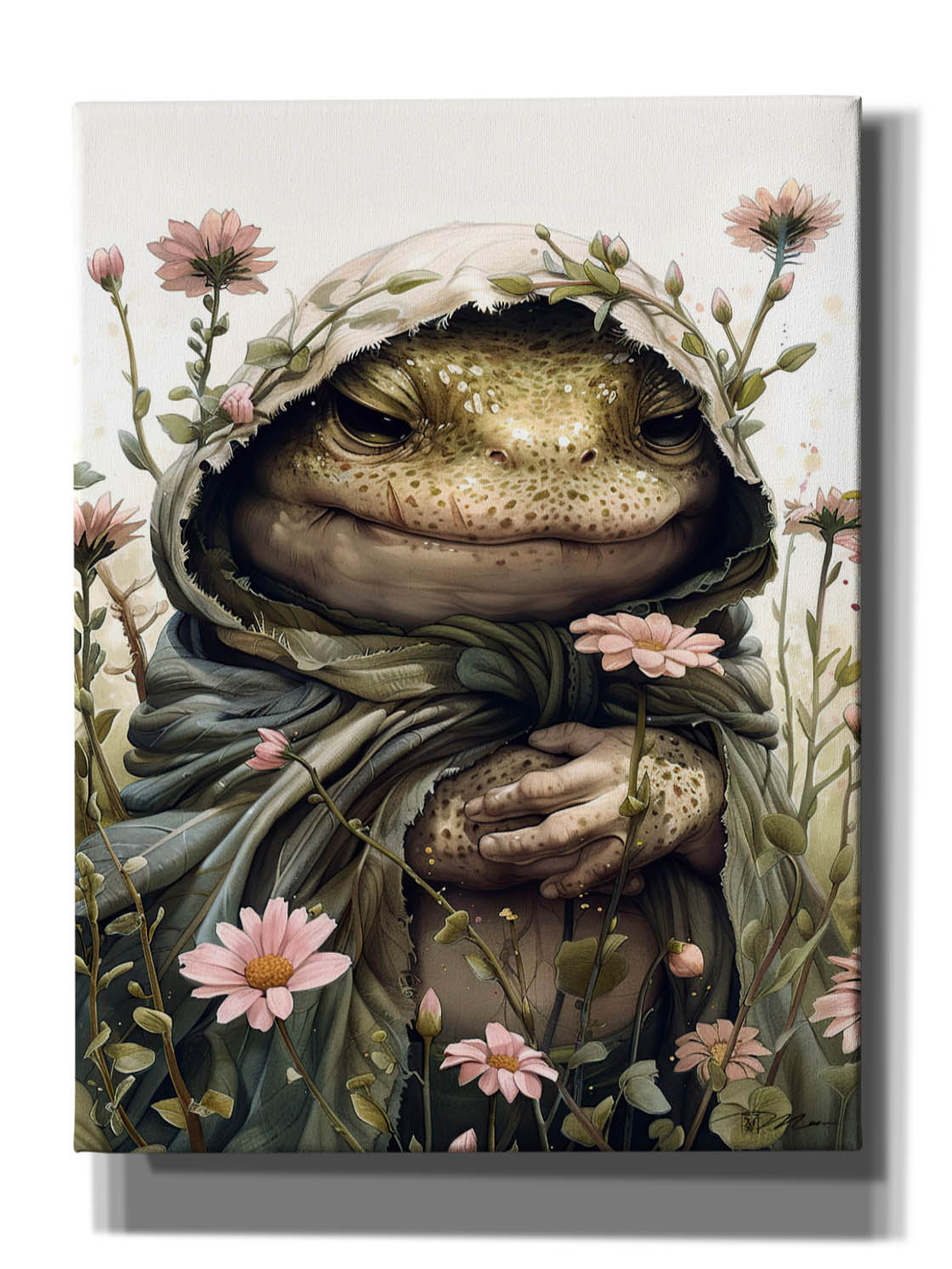 Trinx Monk Toad' by Momart Canvas Wall Art | Wayfair