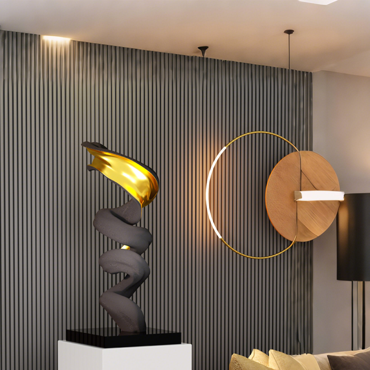 Isla Hopping Modern Luxury Abstract Sculpture - Wayfair Canada