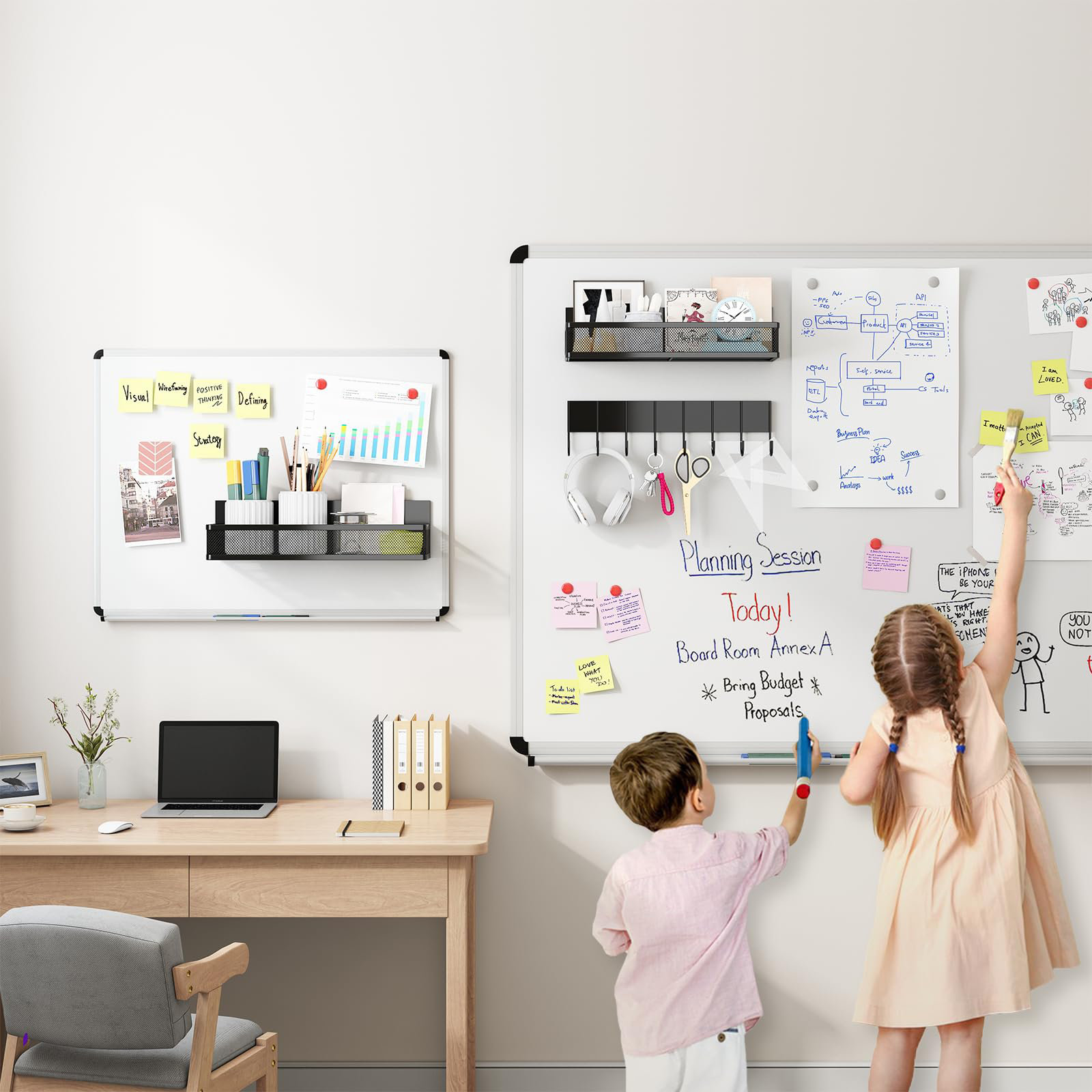 Rebrilliant Magnetic Fridge Spice Rack Organizer Set - 3 Shelves, 8 ...