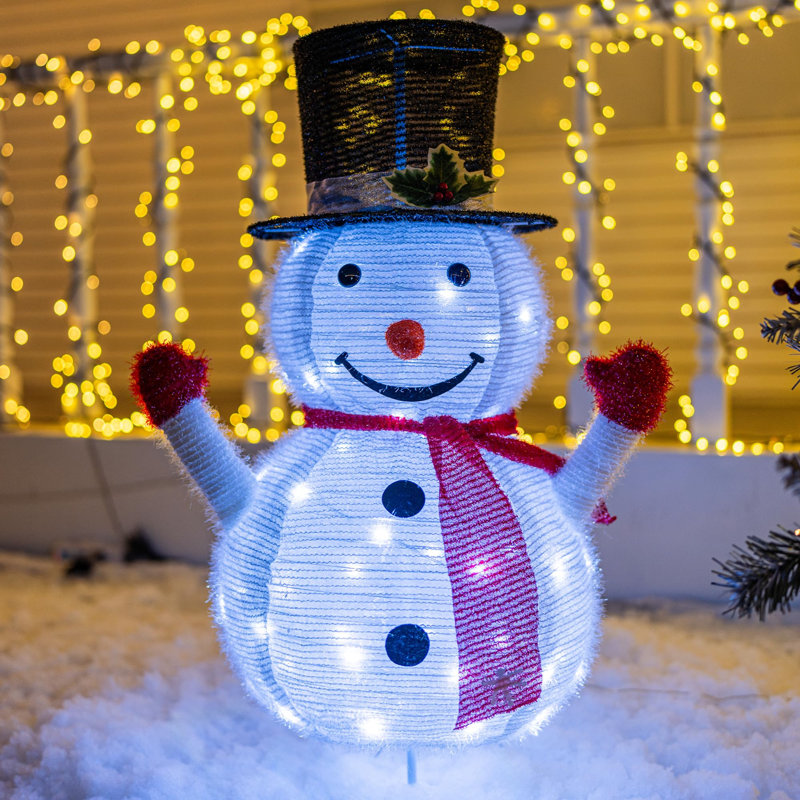 The Holiday Aisle® Bright Christmas Snowman Decorations | Wayfair