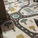 Paco Home Nursery Rug With Streets Cars And Trees Motif In Pastel ...