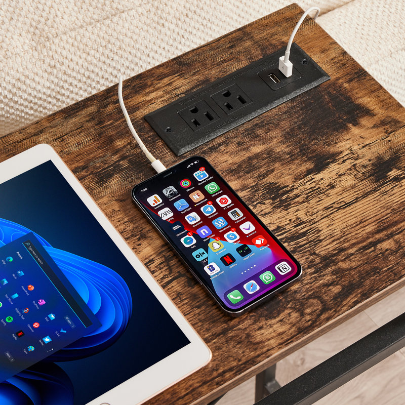 Trent Austin Design® Ramsdell console table with built-in outlets ...