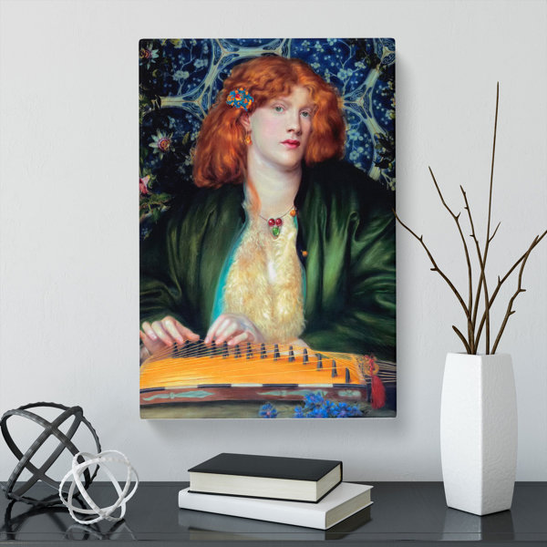 East Urban Home The Blue Bower by Dante Gabriel Rossetti - Wrapped ...