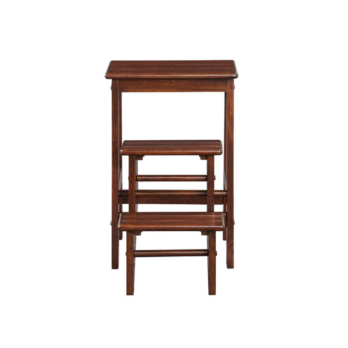 Laurel Foundry Modern Farmhouse Danyell 3 - Step Wood Folding Small ...