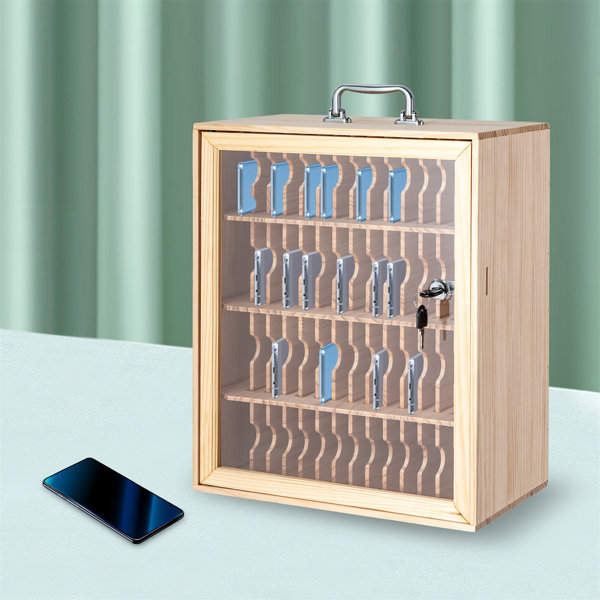 YINXIER 48 Phone Slots Cell Phones Storage Cabinet | Wayfair