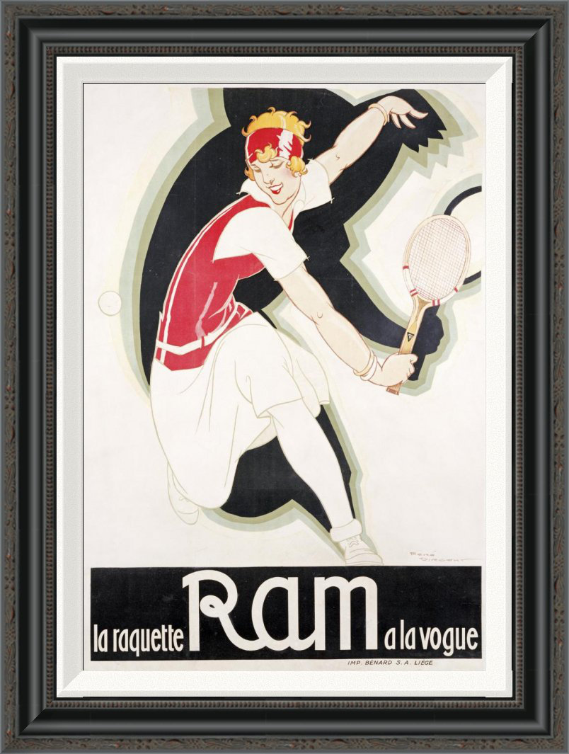 Global Gallery Ram by Rene Vincent - Picture Frame Print on Canvas ...