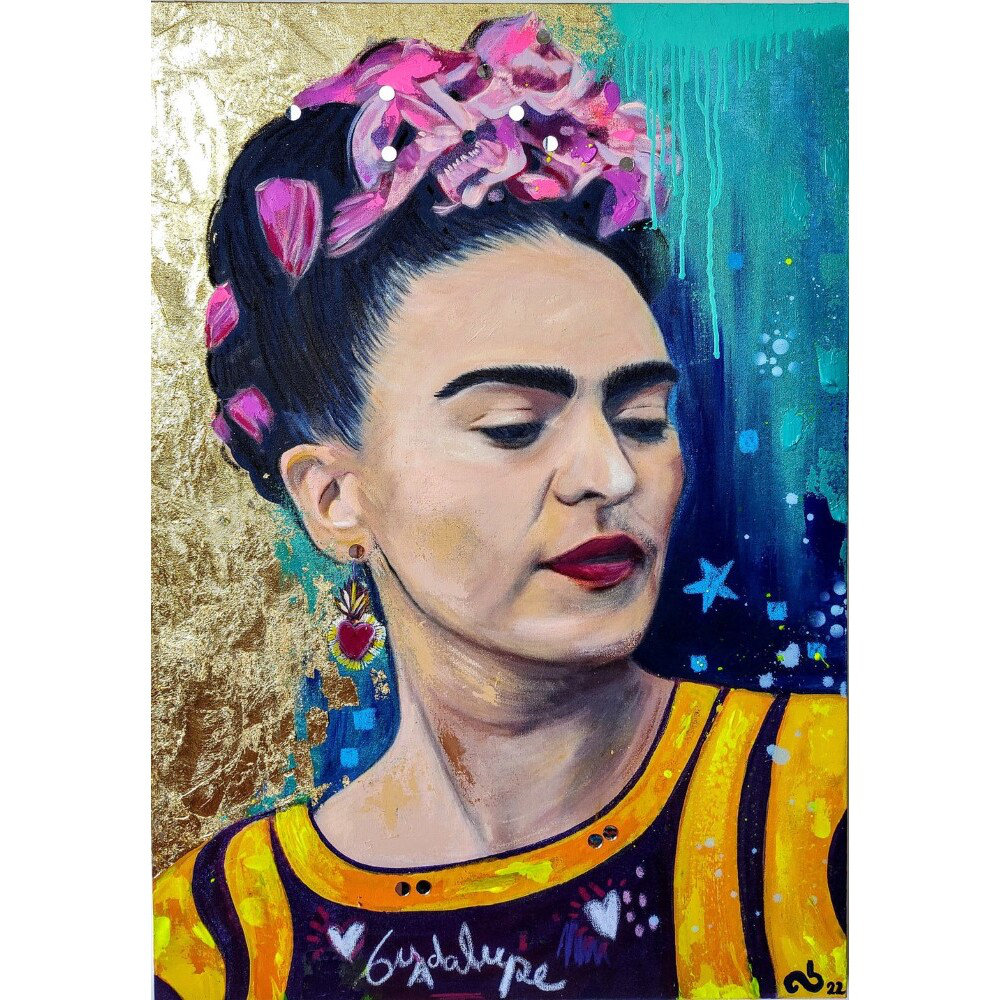 Robert Allen Beloved Frida by Andrea Bernal - Unframed Graphic Art on ...