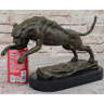 Bungalow Rose Xandra Handmade Panther Jumping Bronze Sculpture Cubism ...