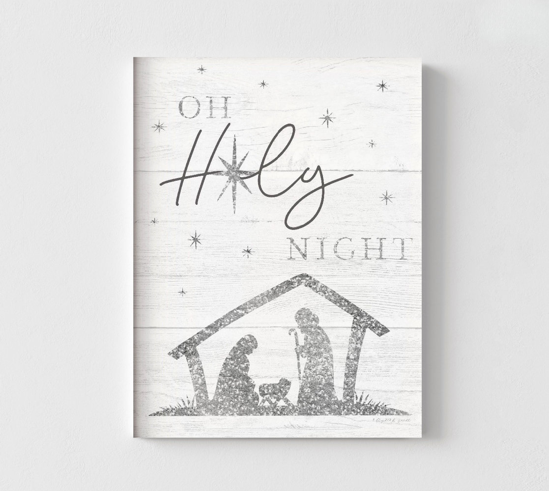 WeFrameArt Nativity Scene Wall Art Christmas Decoration Saint Mary Baby ...