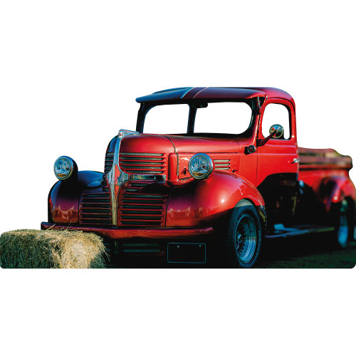 Wet Paint Printing SS11119 Old American Pick Up Truck Country Western ...