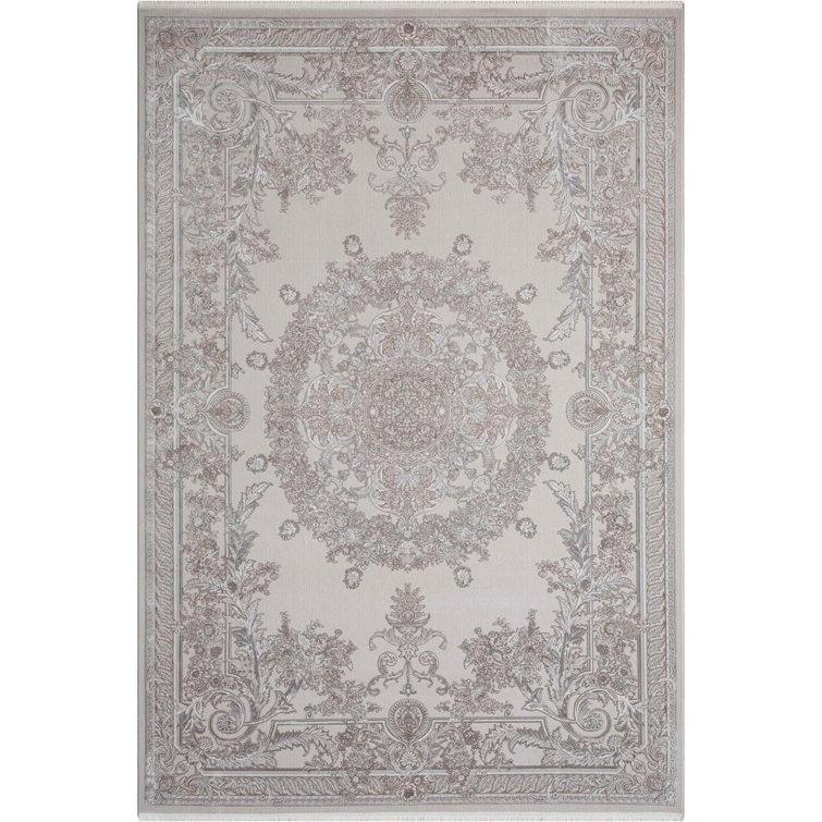 Rosalind Wheeler Oso D'Oro Medallion 240cm X 340cm Area Rug | Wayfair.co.uk