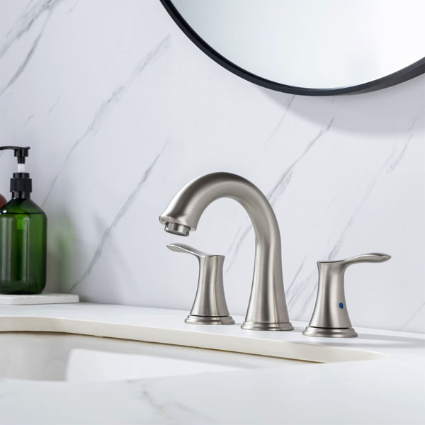 KIKO HOME Widespread 2-handle Bathroom Faucet with Drain Assembly | Wayfair