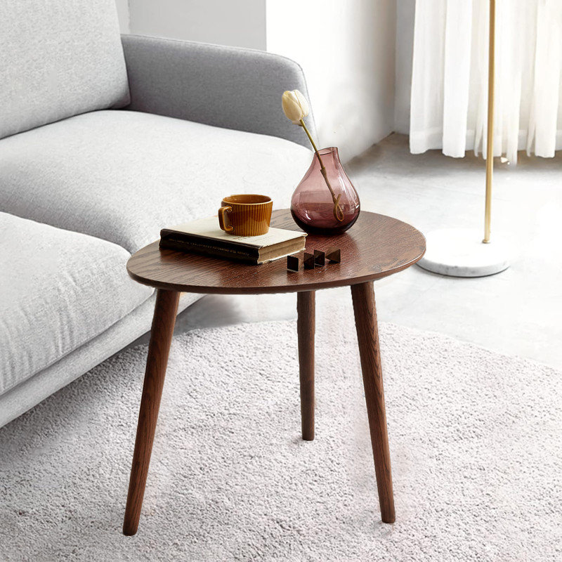 George Oliver Low Table with Solid Oak Wood,Natural Wooden Coffee Table ...