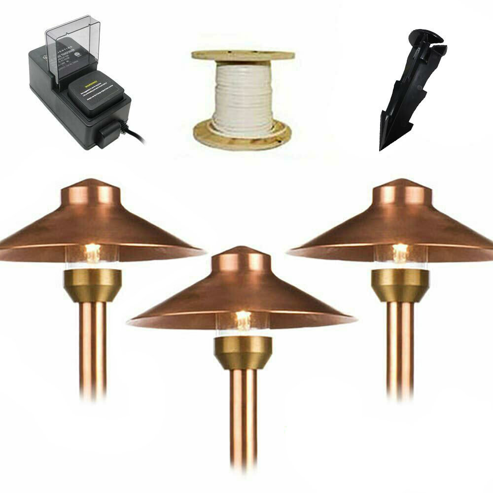 AQLighting DIY Propack LED Pathway Area Light Kit, Raw Copper, China ...
