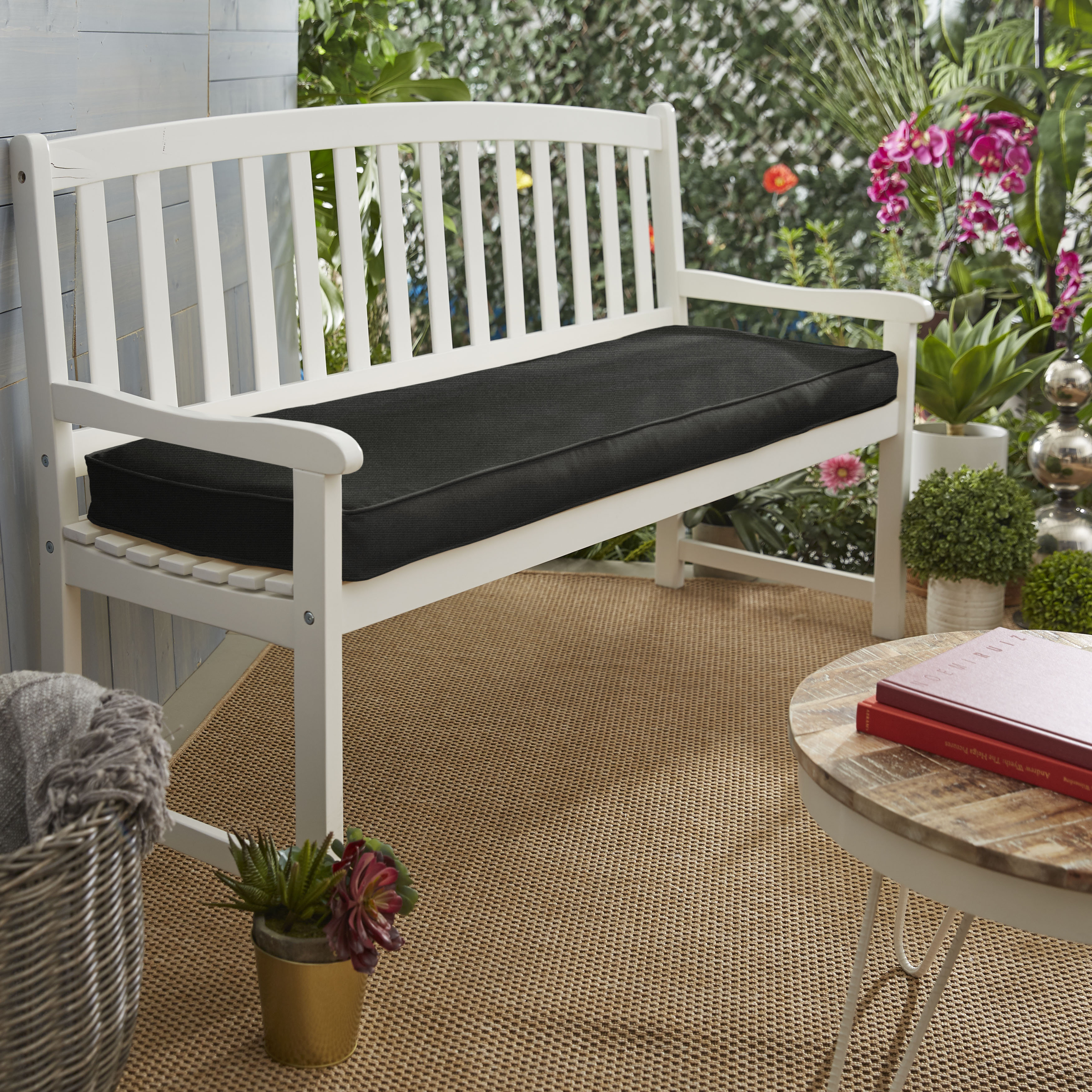 Sunbrella bench seat cushions store