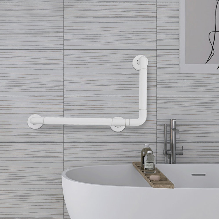 JOYDING L-Shaped Bathroom Rail Bathroom Safety Bar Wall Mount Toilet ...