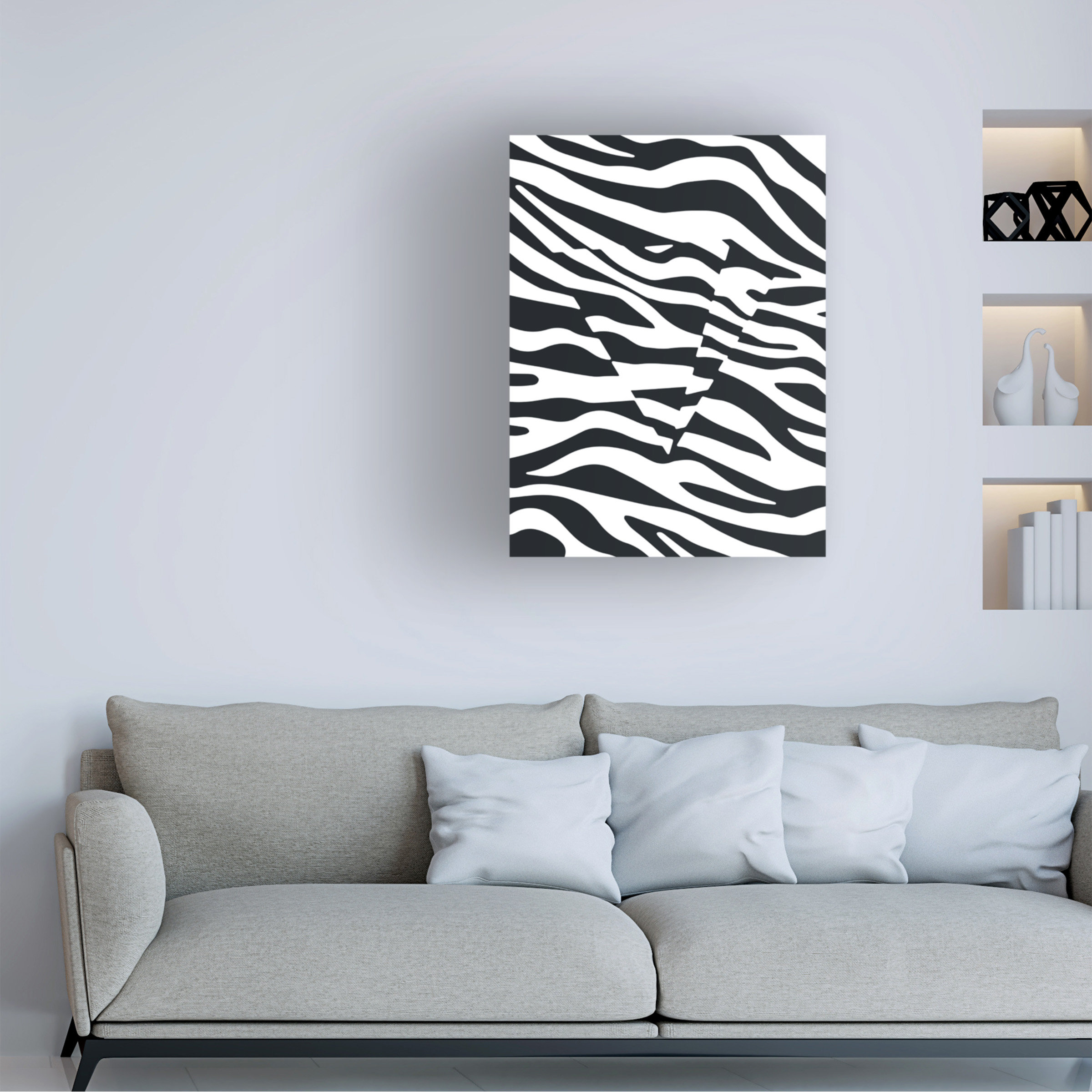Red Barrel Studio® Wrapped Canvas Wall Art - Robert Farkas 'Tiger ...
