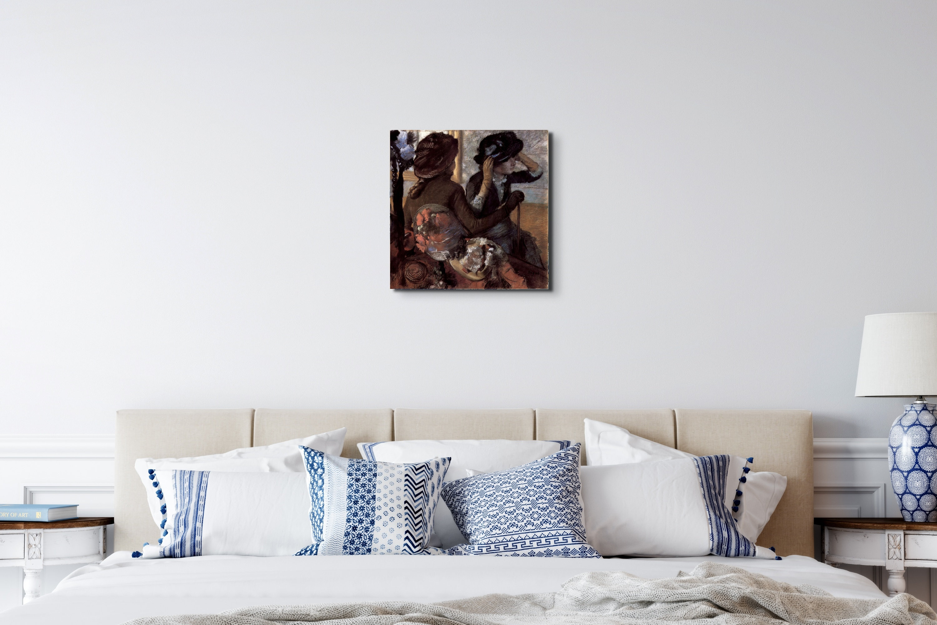 Rosalind Wheeler The milliner 1 by Degas Edgar 58x58 Cm Frameless Panel ...