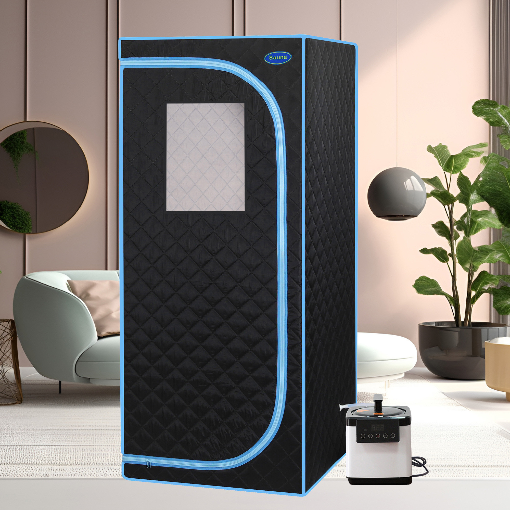 Audiohome Portable Plus Type Full Size Steam Sauna Tent. Spa, Detox ...