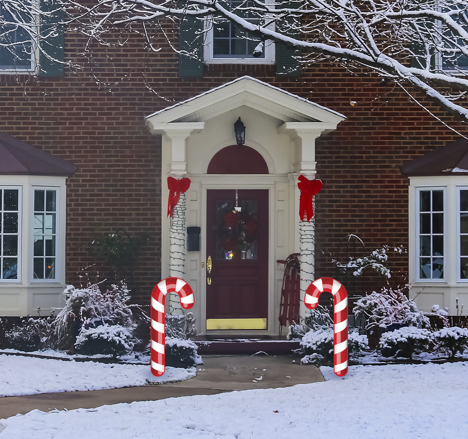 The Holiday Aisle® Candy Cane Garden Stake & Reviews | Wayfair