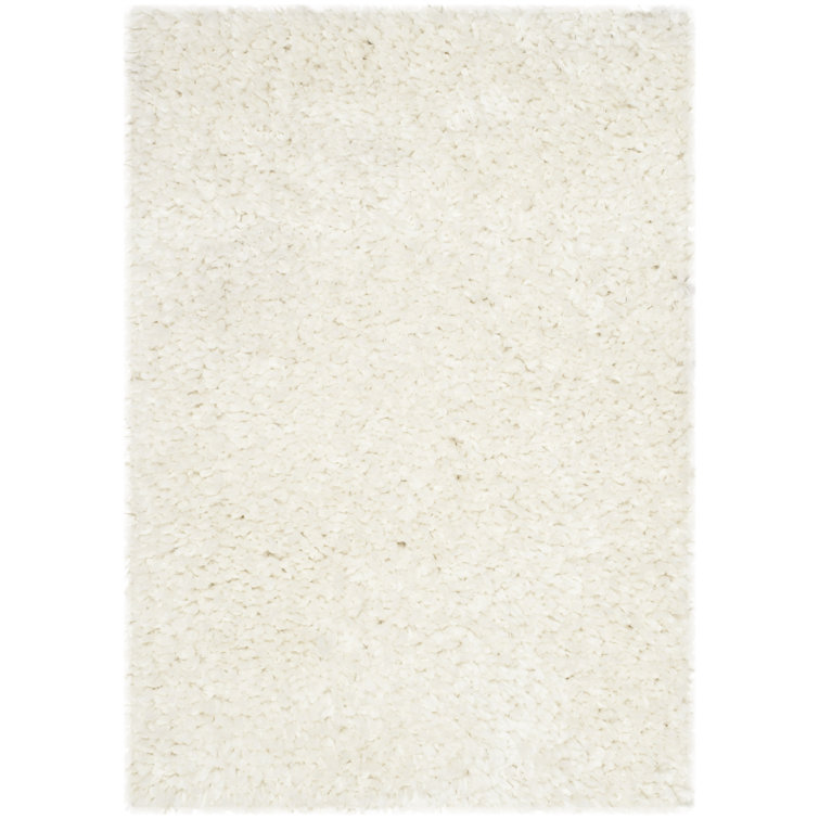 Winston Porter Anacortes Handmade Tufted Acrylic Ivory Area Rug ...