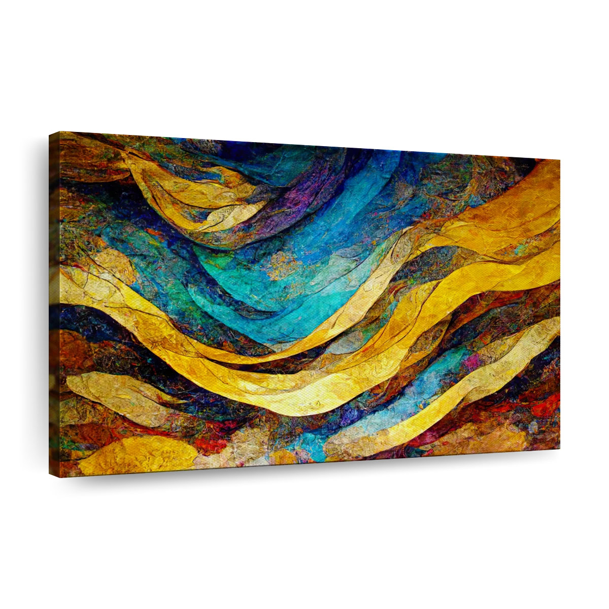 Wrought Studio™ Abstract Desert Dunes On Canvas Print | Wayfair