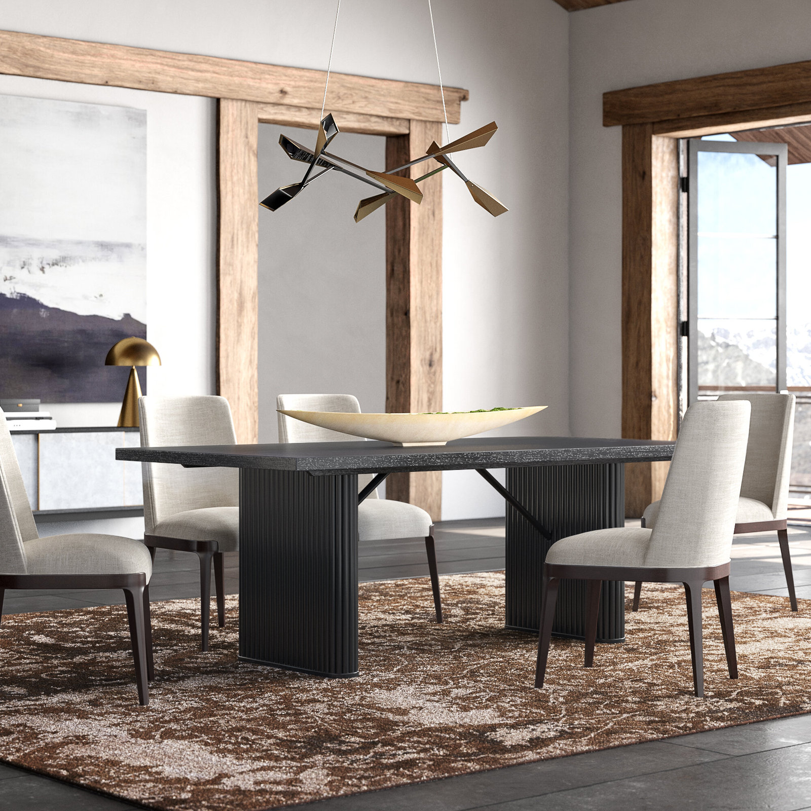 Wade Logan Asfiya Rectangular Dining Table & Reviews - Wayfair Canada