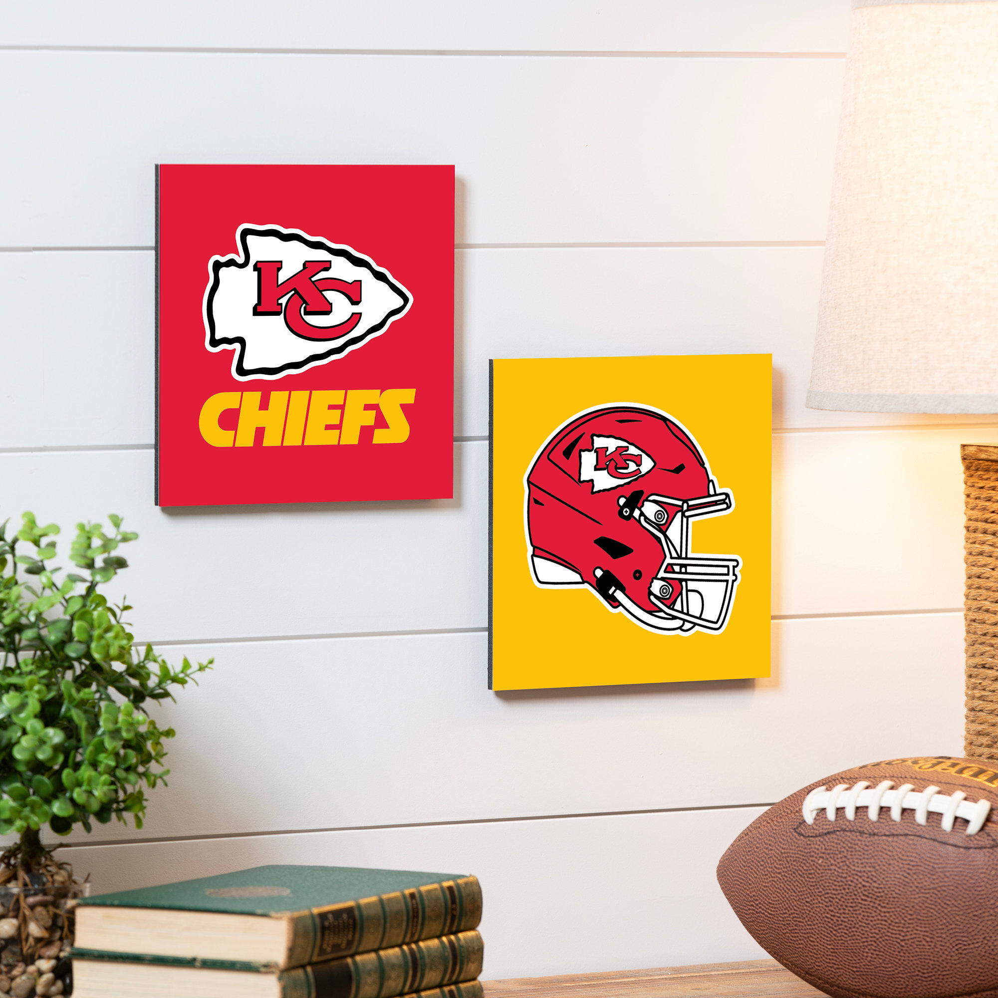 Evergreen Enterprises, Inc Kansas City Chiefs Moveable Wall Tile Signs ...