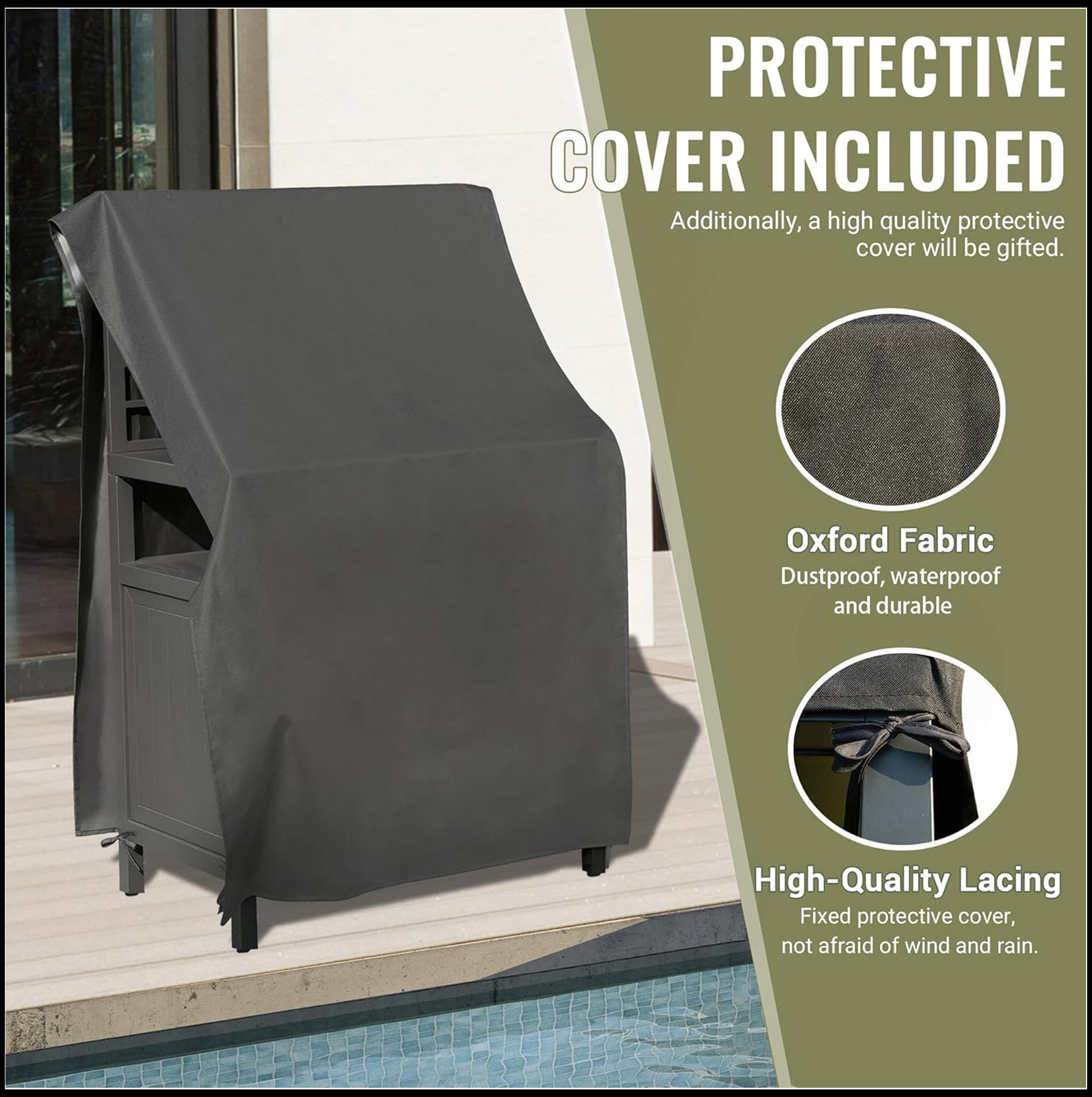 Ebern Designs Outdoor Kitchen Island With Storage, Aluminum Kitchen ...