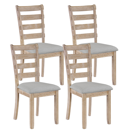 Laurel Foundry Modern Farmhouse Berger 6-Piece Rustic Solid Wood Dining ...