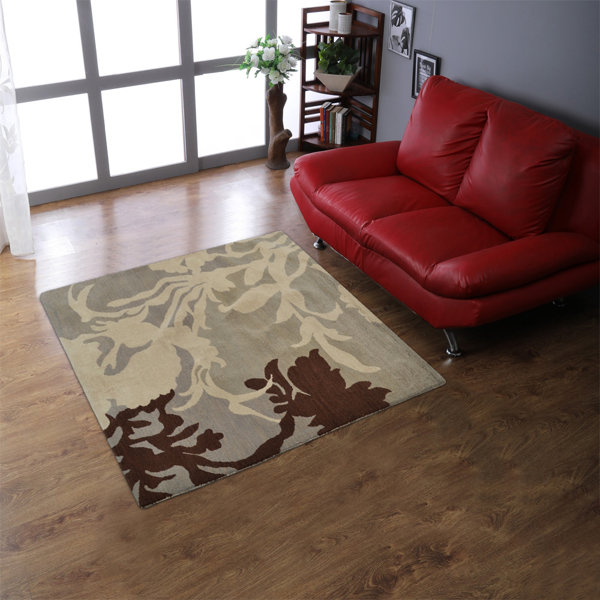 Wildon Home® Balkar HAND TUFTED WOOL ECO-FRIENDLY AREA RUGS - Gray ...