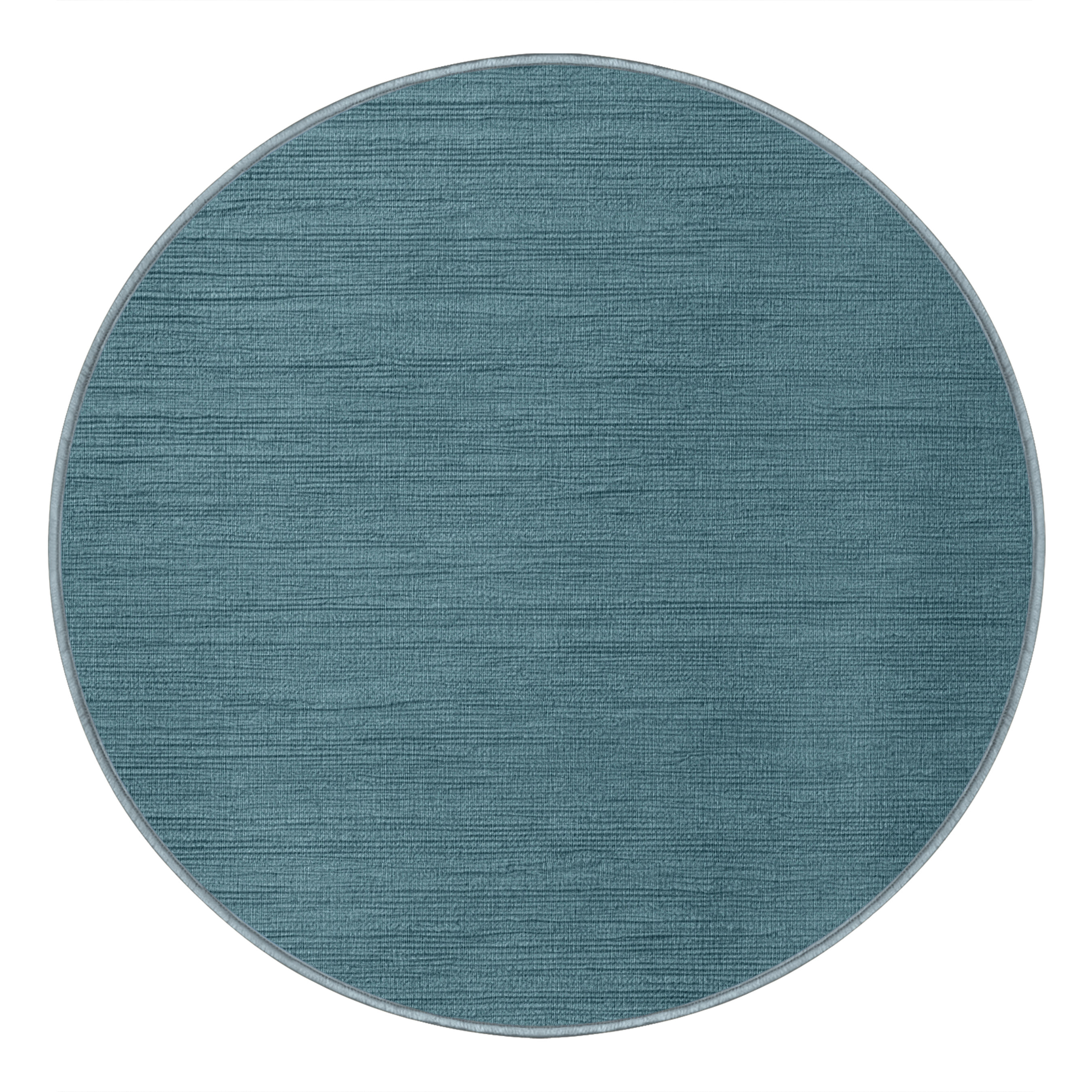 Hokku Designs Machine Washable Solid Blue Area Rug | Wayfair