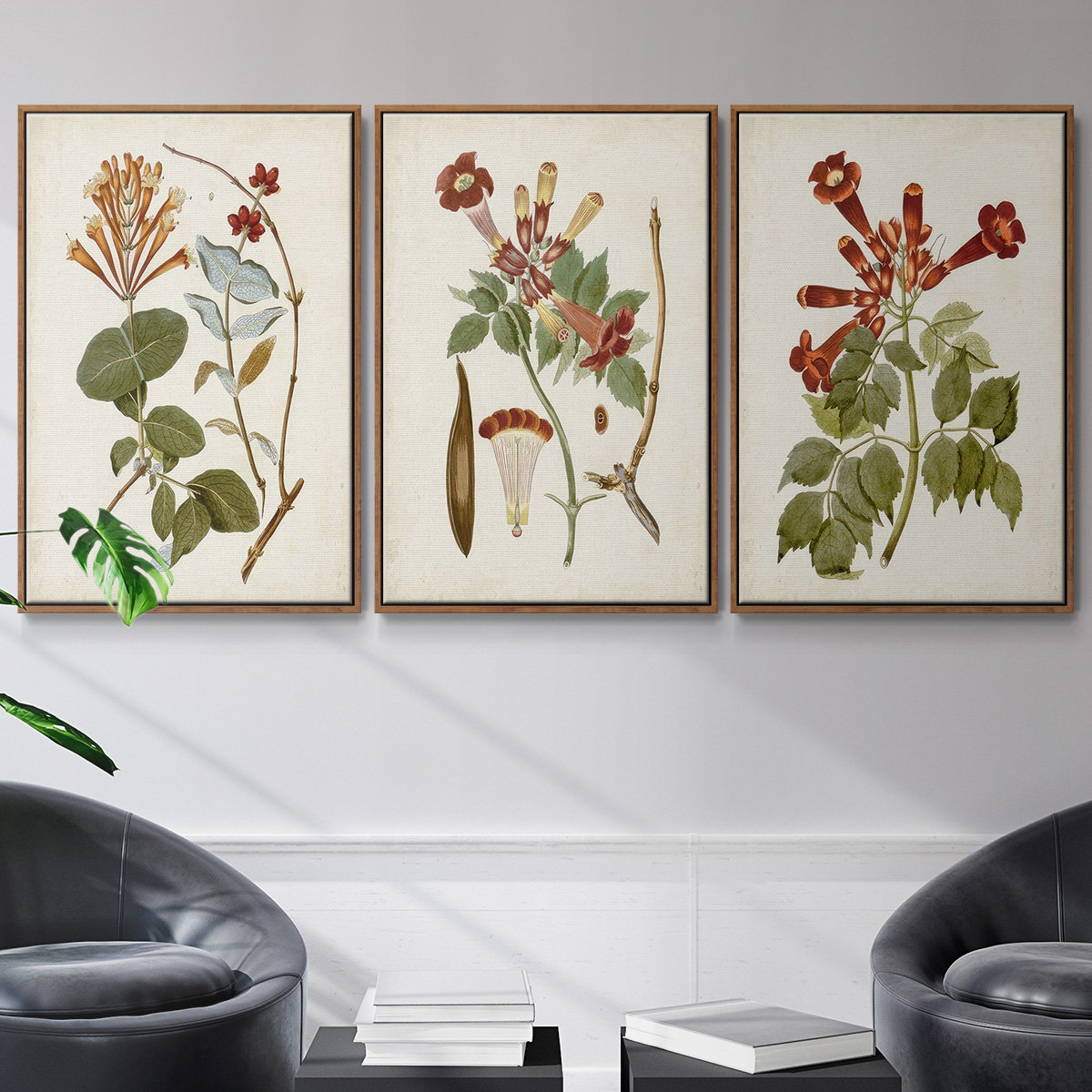 Wexford Home Column And Cornice Blueprint I Framed On Canvas 3 Pieces ...