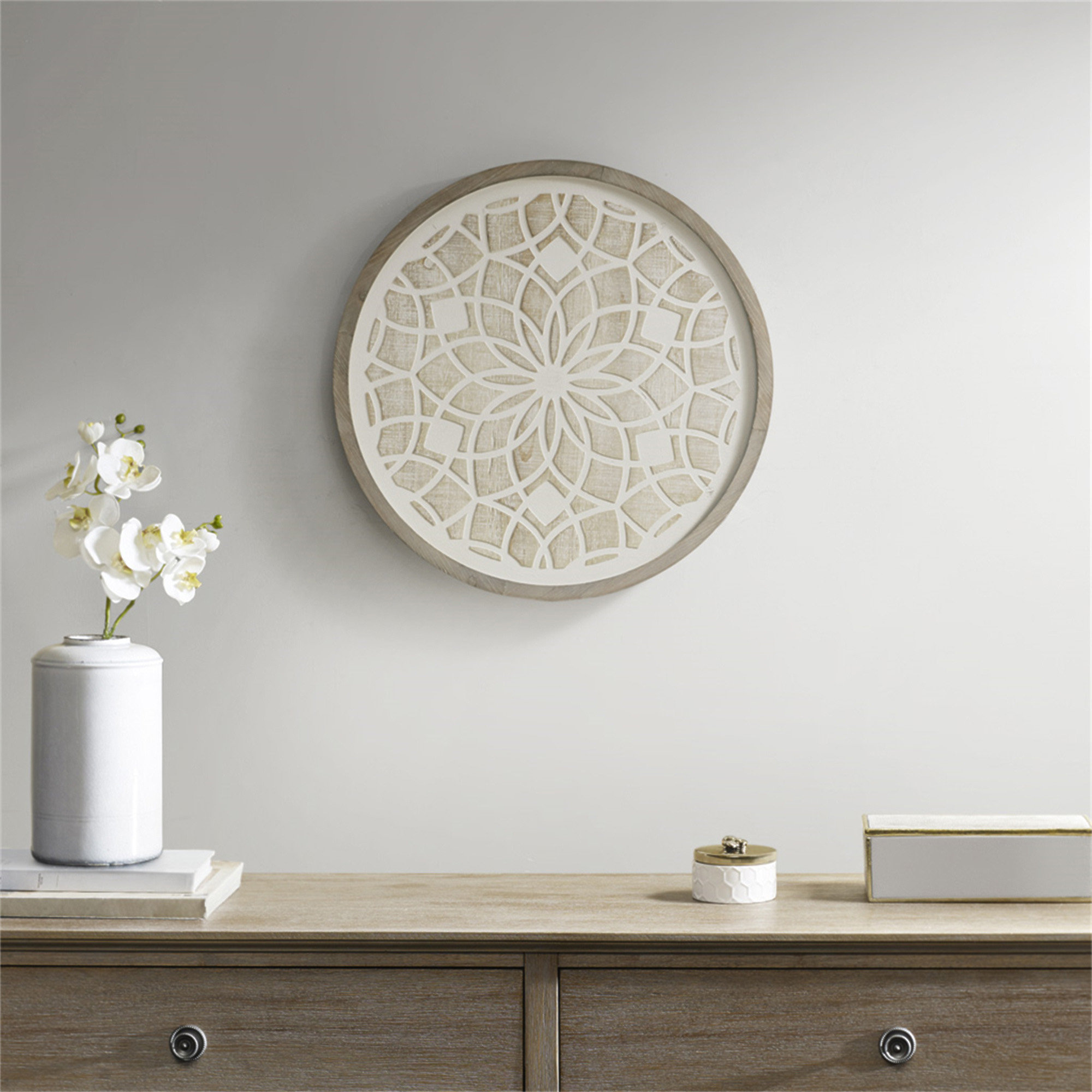 HLILish Round Two-Tone Medallion Wall Decor - Wayfair Canada