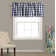 Gracie Oaks Rashara Plaid Tailored 56'' W Window Valance | Wayfair