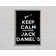 Bright Star Keep Calm Jack Daniels - Single Picture Frame Typography on ...