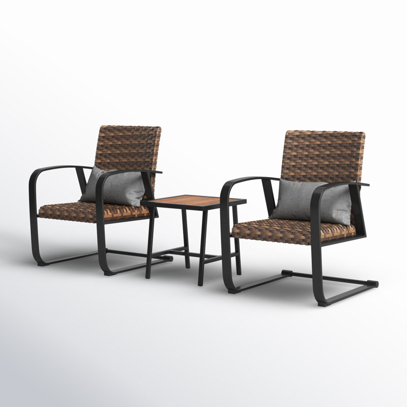 Wade Logan® Beiba 3 Piece Seating Group | Wayfair