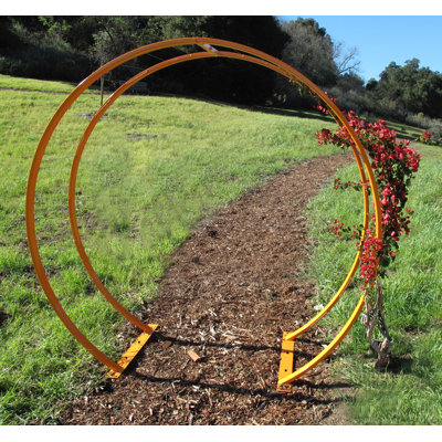 TerraTrellis Gracie Modern Steel Arbor & Reviews | Wayfair