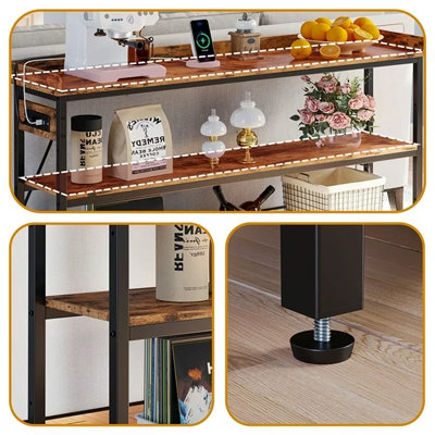 17 Stories Console Table with Power Outlets & Reviews | Wayfair