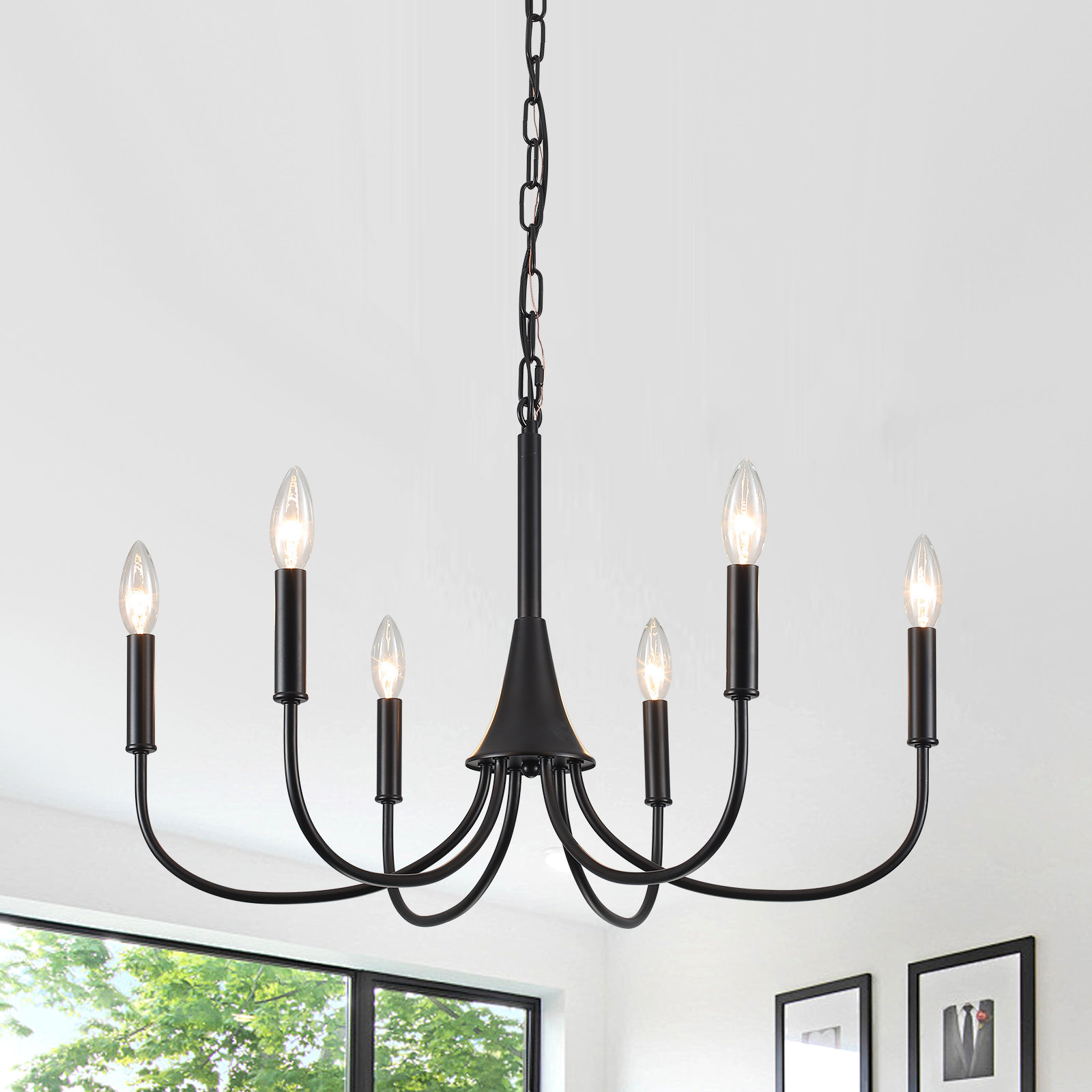 Gracie Oaks Clydie 6 - Light Dimmable Classic / Traditional Chandelier ...