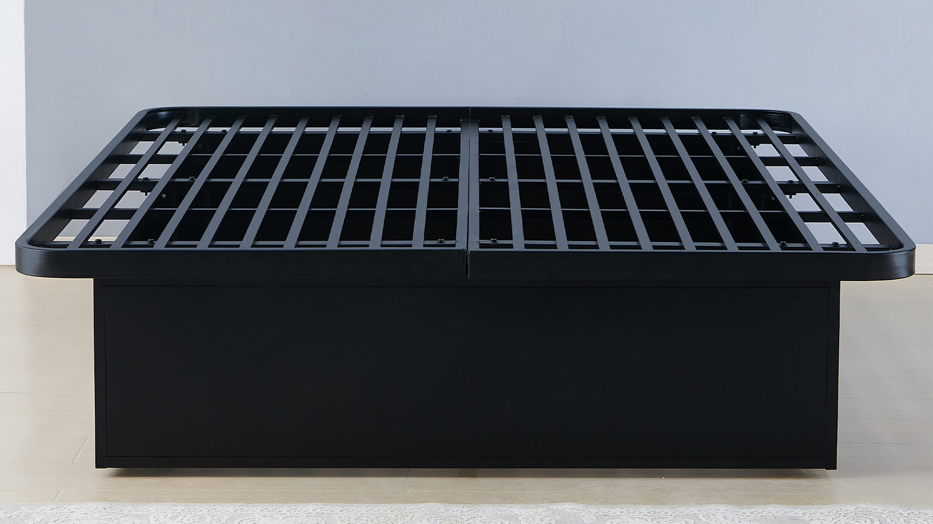 Alwyn Home 16" Premium Heavy Metal Platform Bed Frame with Metal ...