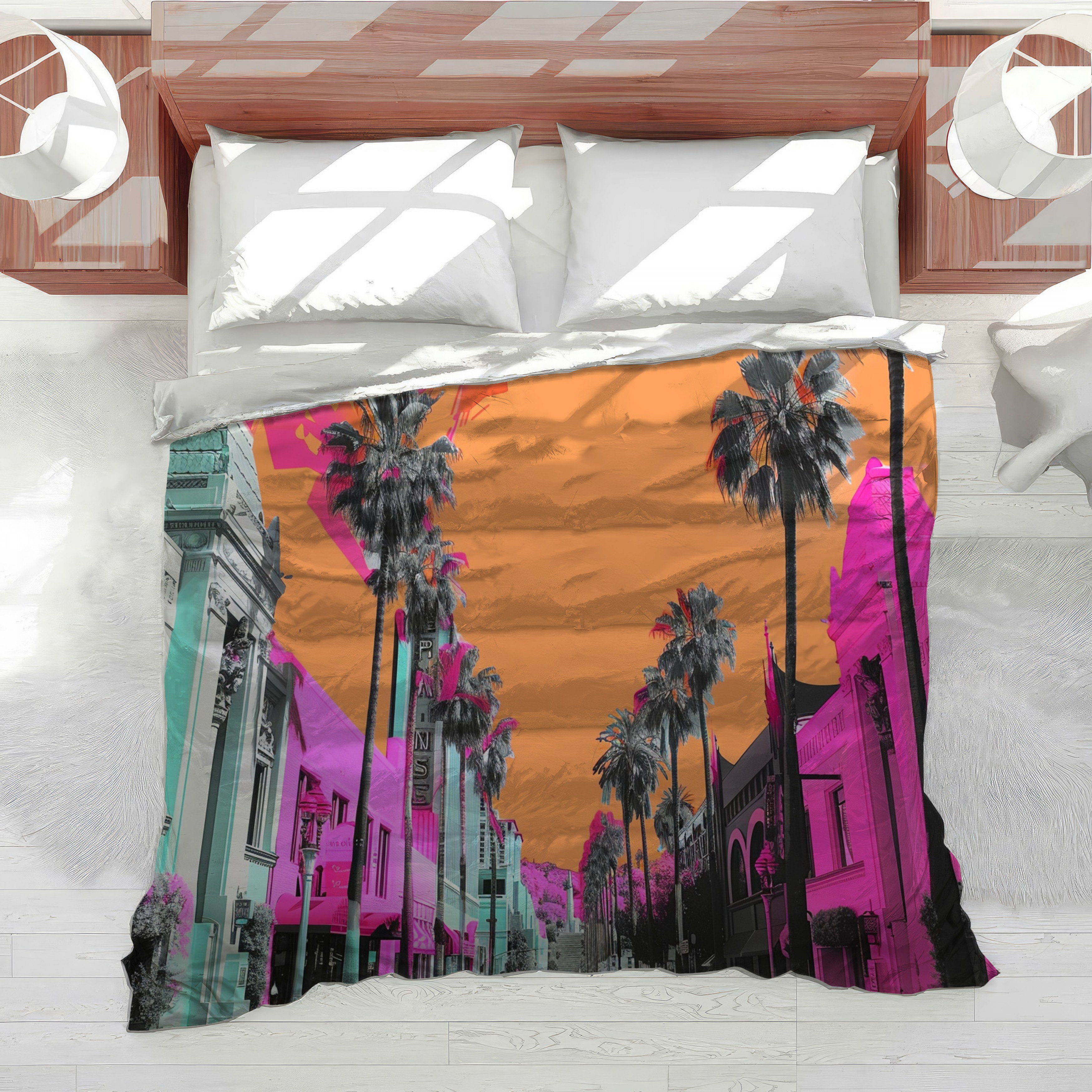 VisionDecor Urban Street Bedding Cityscape Comforter Maximalist | Wayfair