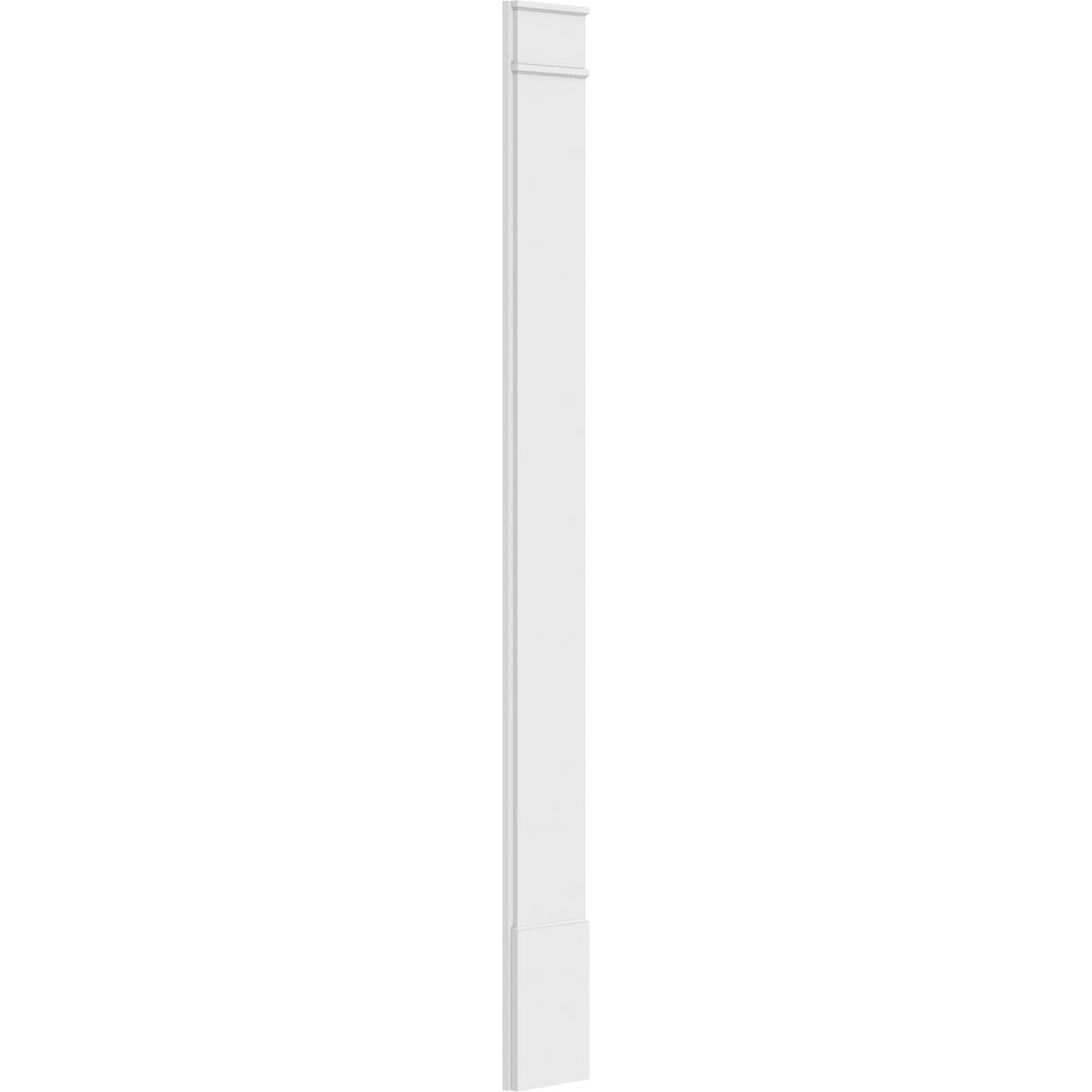 Ekena Millwork TruCraft Plain PVC Pilaster (Pair) | Wayfair