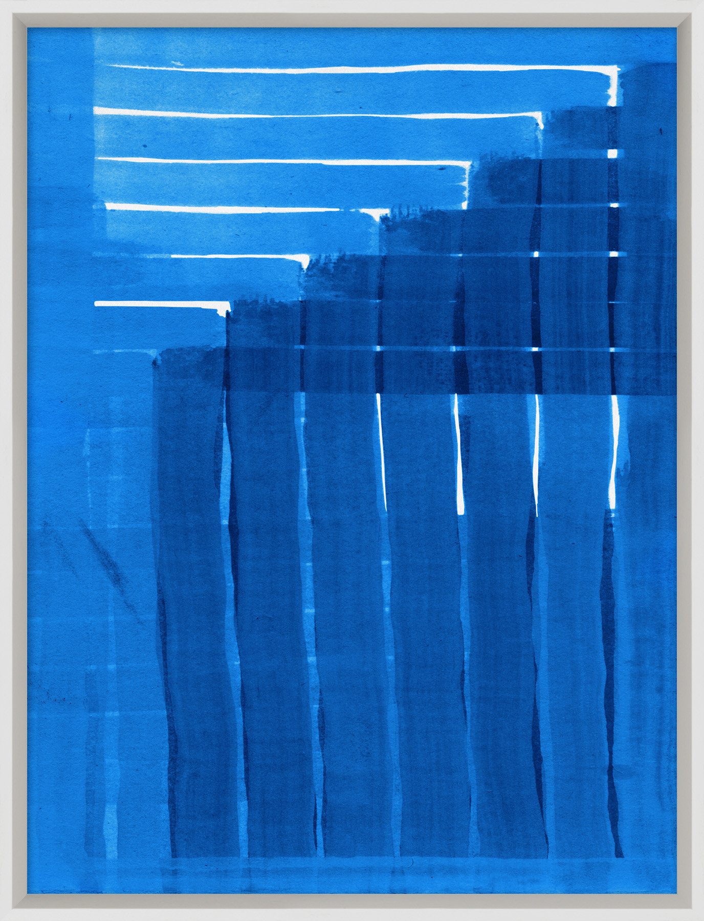 Wendover Art Group Orderly Streaks 4 - Picture Frame Painting on Paper ...