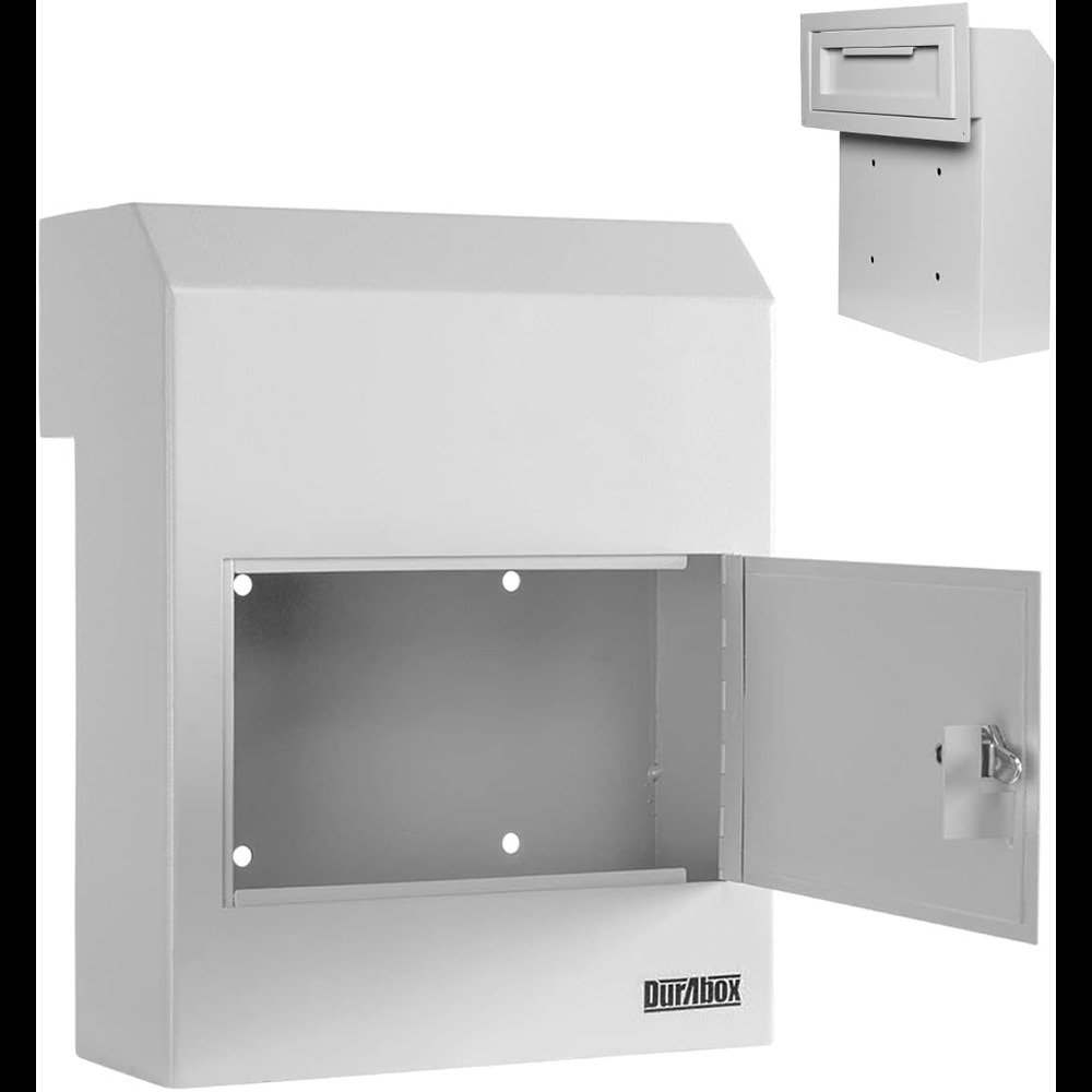 Invenitiah Through-The-Door Locking Drop Box D500, Heavy Duty Steel ...